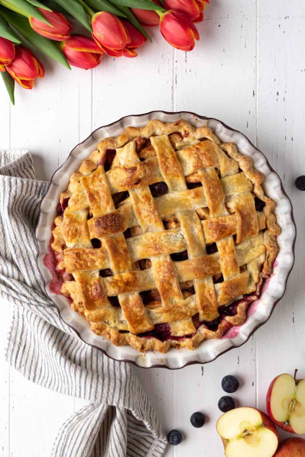 Blueberry Apple Pie | The Sweet Occasion
