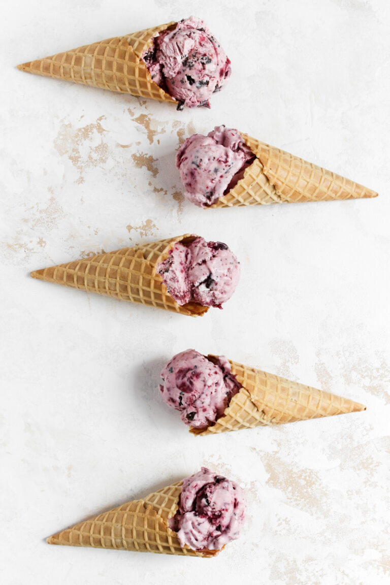 No Churn Cherry Chunk Ice Cream | The Sweet Occasion