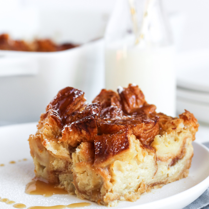 Croissant Bread Pudding | The Sweet Occasion
