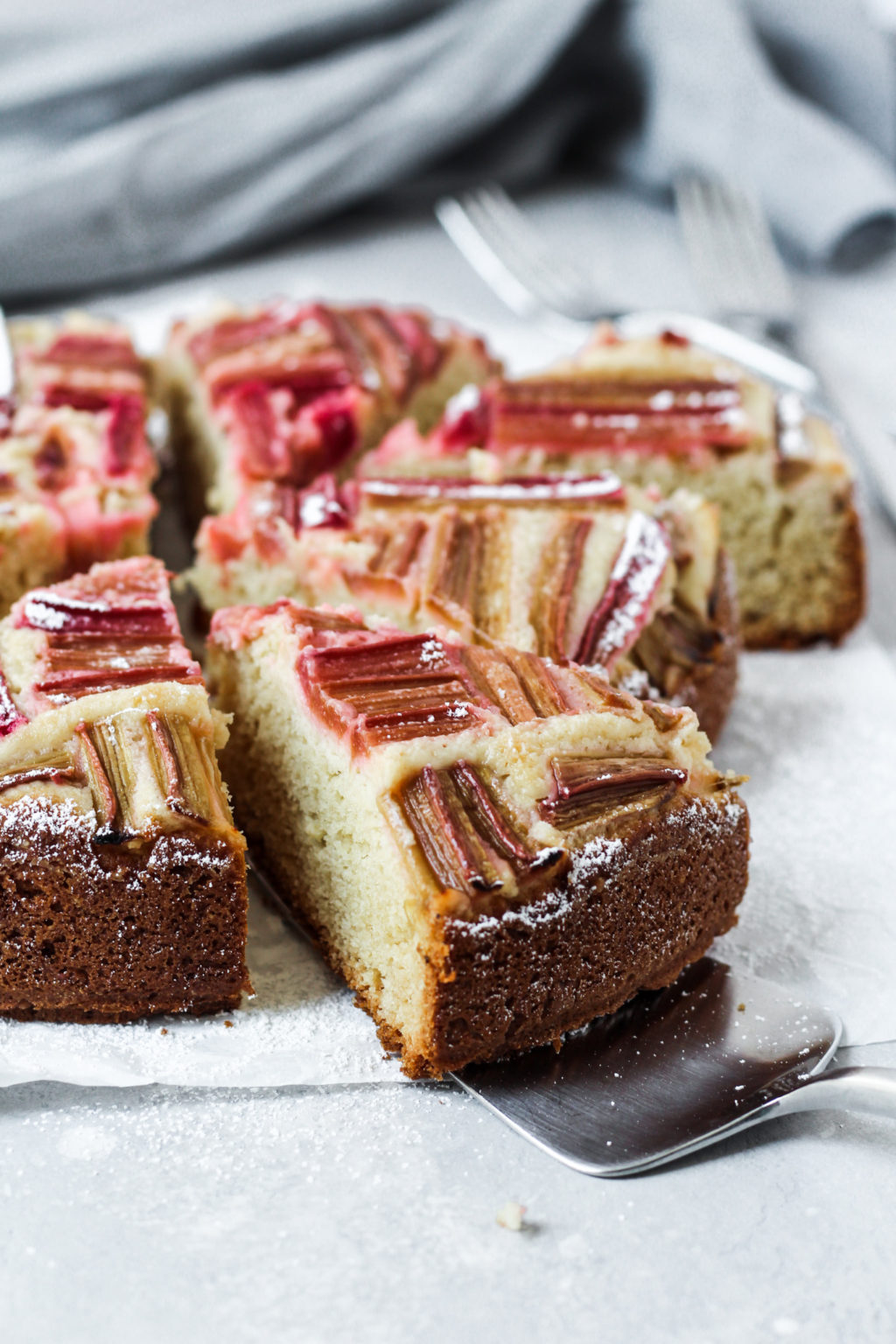 Rhubarb Cake | The Sweet Occasion