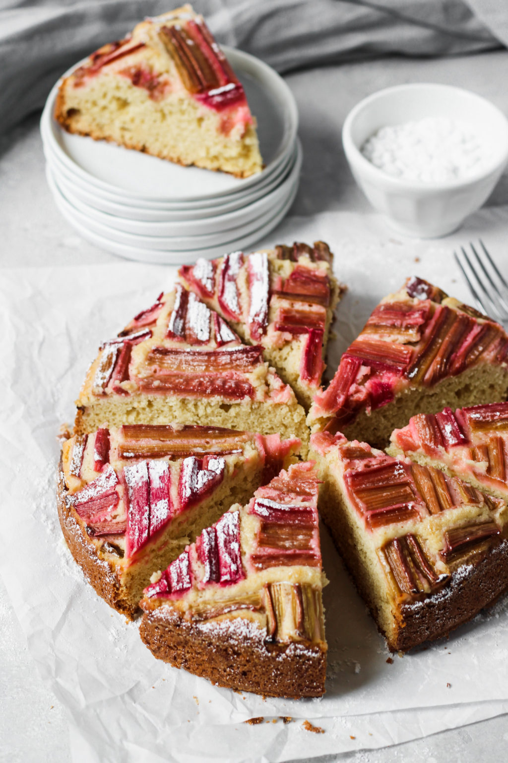 Rhubarb Cake | The Sweet Occasion