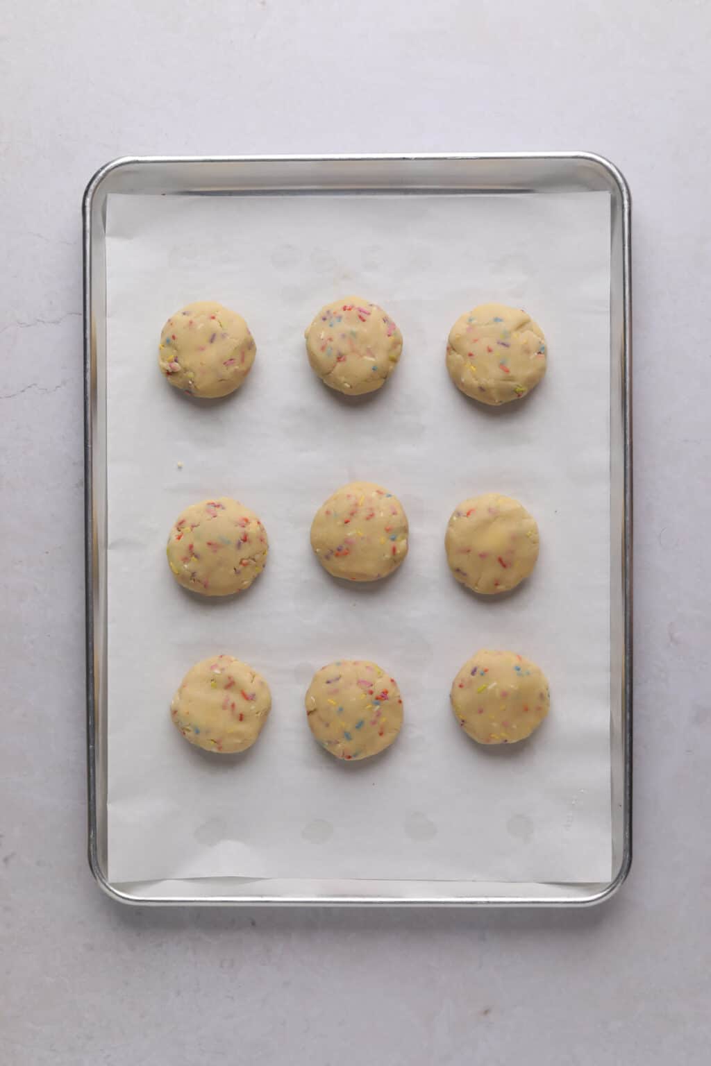 Stuffed Birthday Cake Cookies | The Sweet Occasion