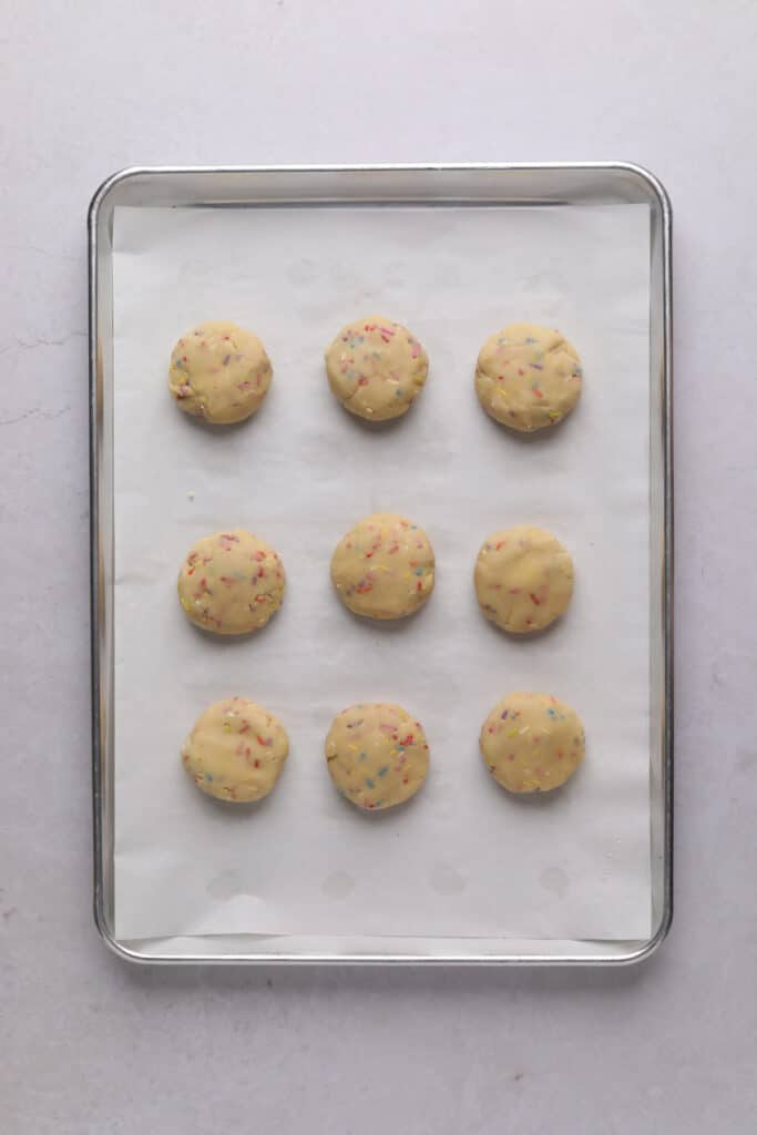 Stuffed Birthday Cake Cookies | The Sweet Occasion