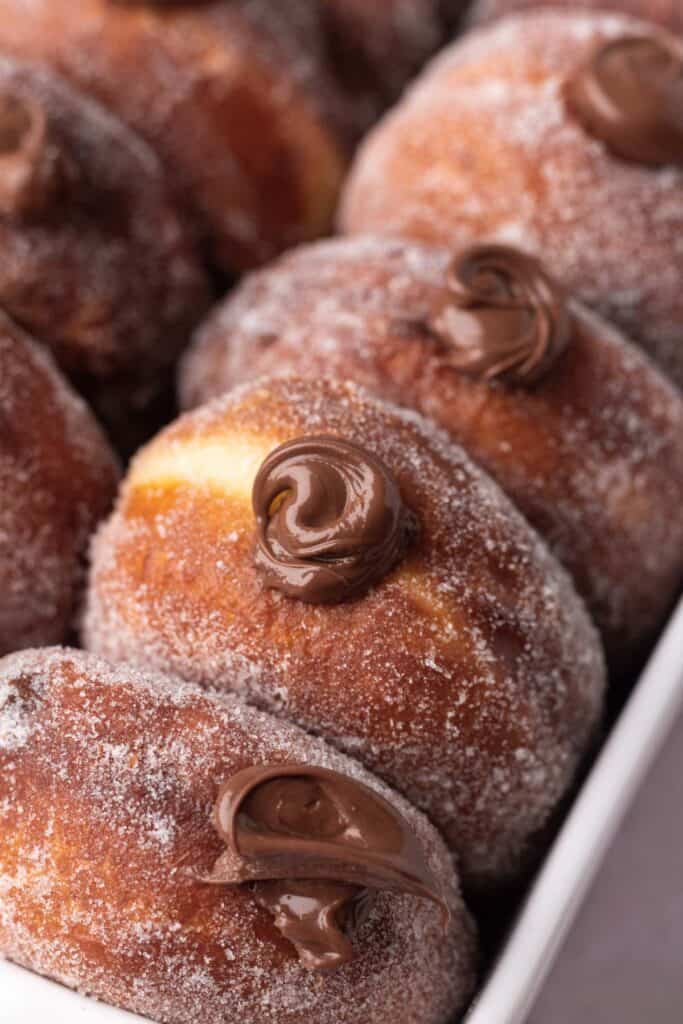 Chocolate Filled Donuts | The Sweet Occasion