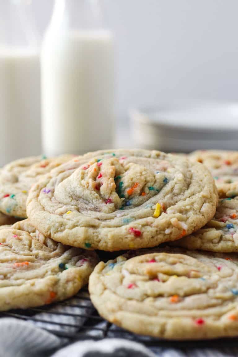 Stuffed Birthday Cake Cookies | The Sweet Occasion
