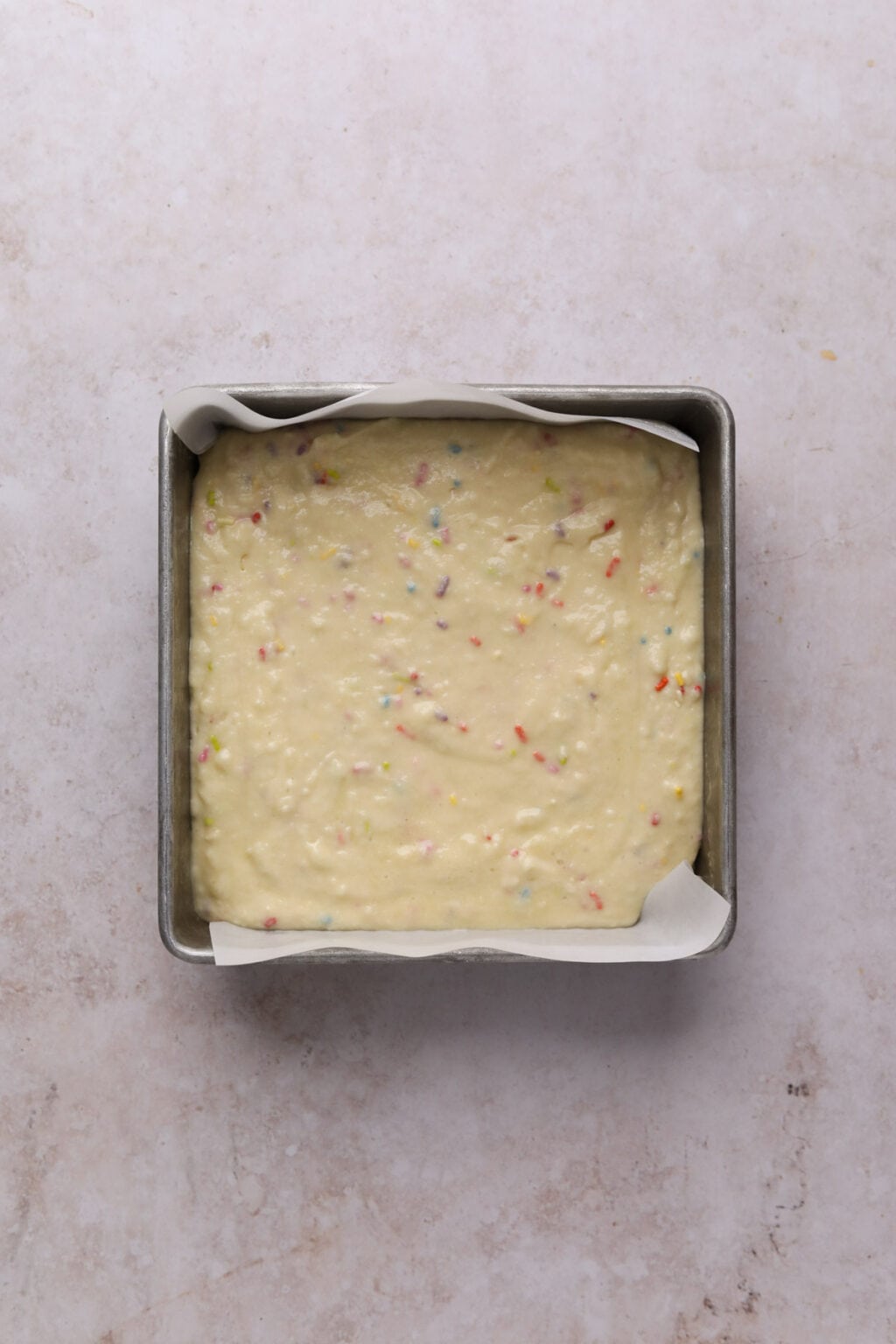 Funfetti Snack Cake | The Sweet Occasion