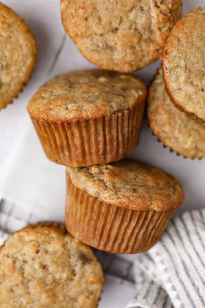 Sour Cream Banana Muffins with 2 Bananas | The Sweet Occasion