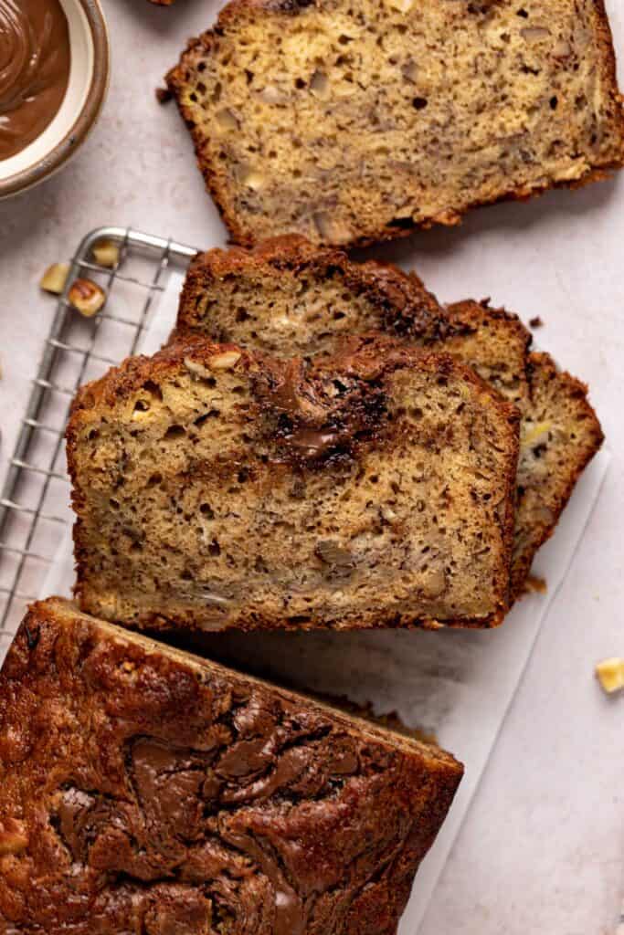 Moist Banana Hazelnut Bread | The Sweet Occasion