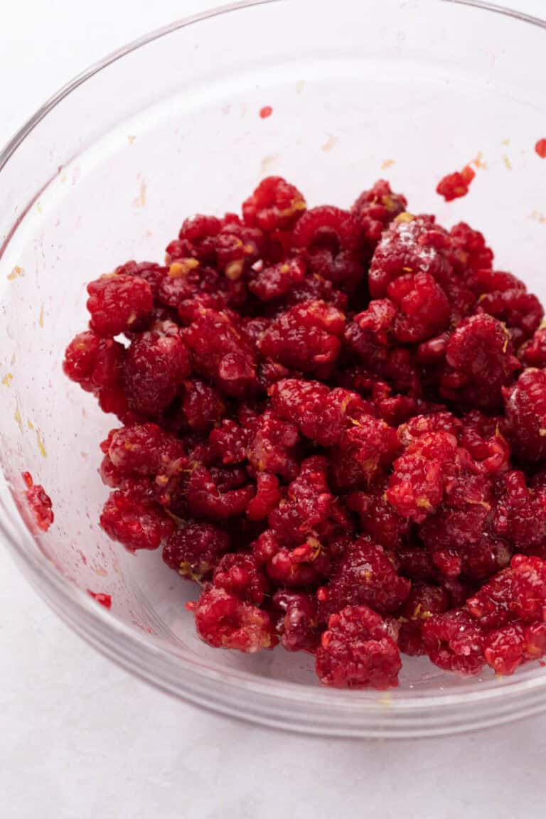 Lemon Raspberry Bars With Crumble Topping | The Sweet Occasion