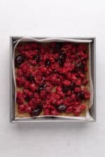 Lemon Raspberry Bars With Crumble Topping | The Sweet Occasion